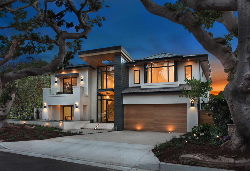 An Elegant Coastal Estate - Contemporary - Exterior - Orange County ...
