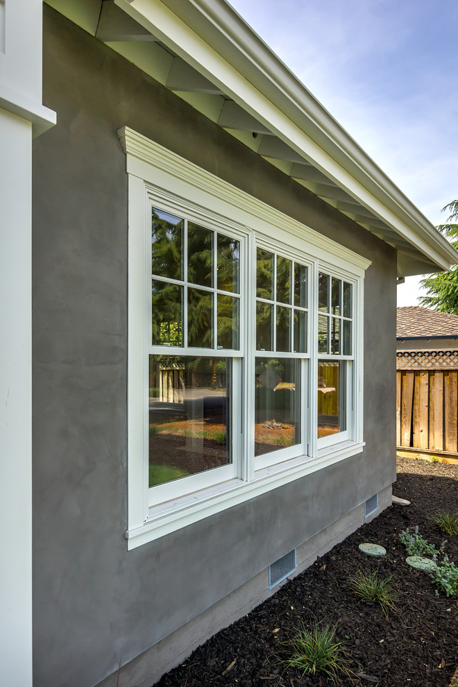 Andersen sash windows with custom trim - Traditional - Exterior - San ...