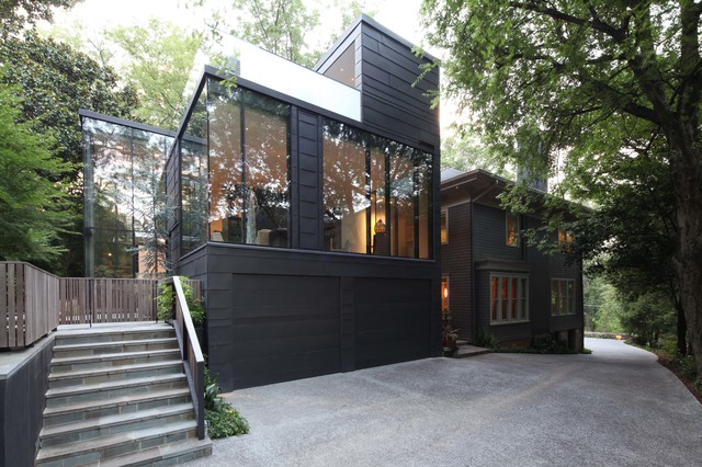 Ansley Glass House - Modern - House Exterior - Charlotte - by VMZINC-US ...