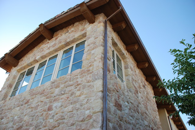 Antique Tuscan Wall Cladding - Mediterranean - Exterior - Orange County ...