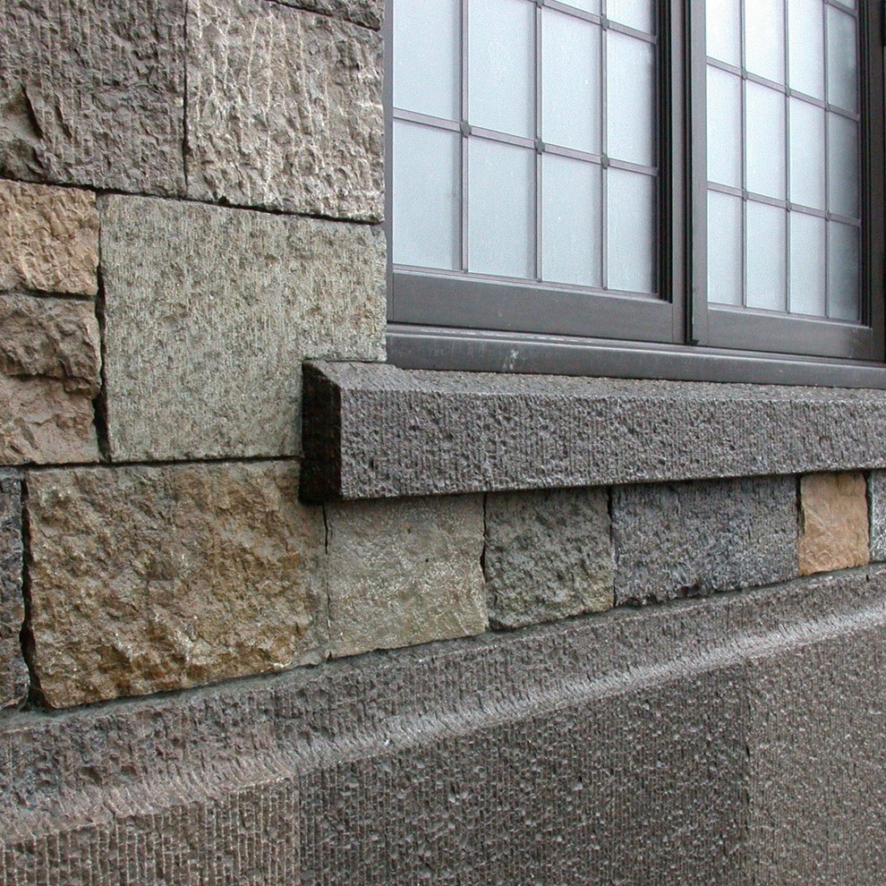 Antique Yangtze Limestone Veneer- Hand Carved Sill and Plinth ...