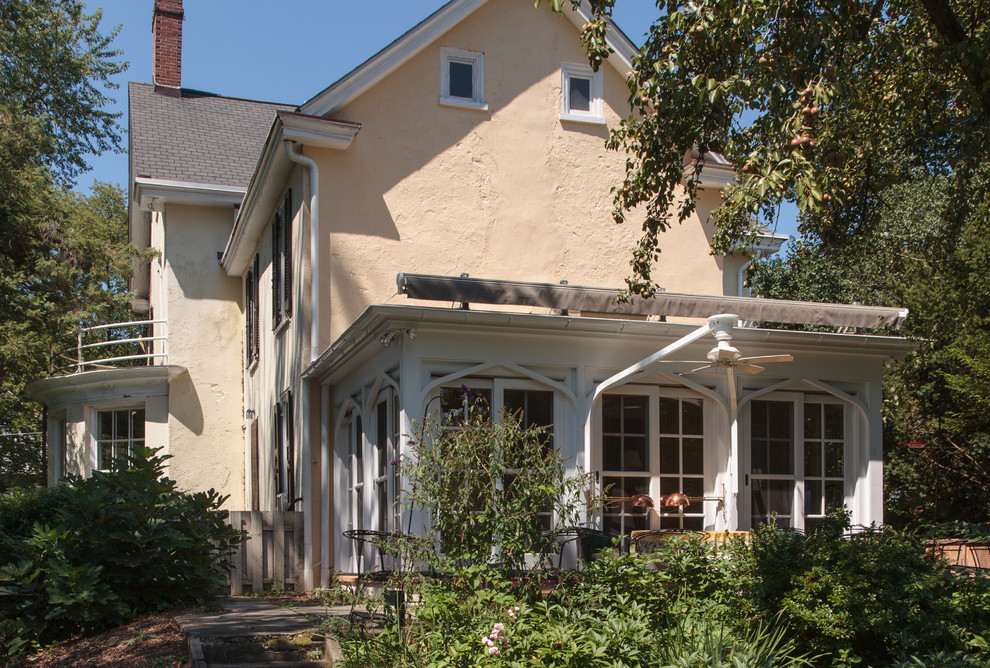 Arched sunroom addition - Victorian - House Exterior - Philadelphia ...