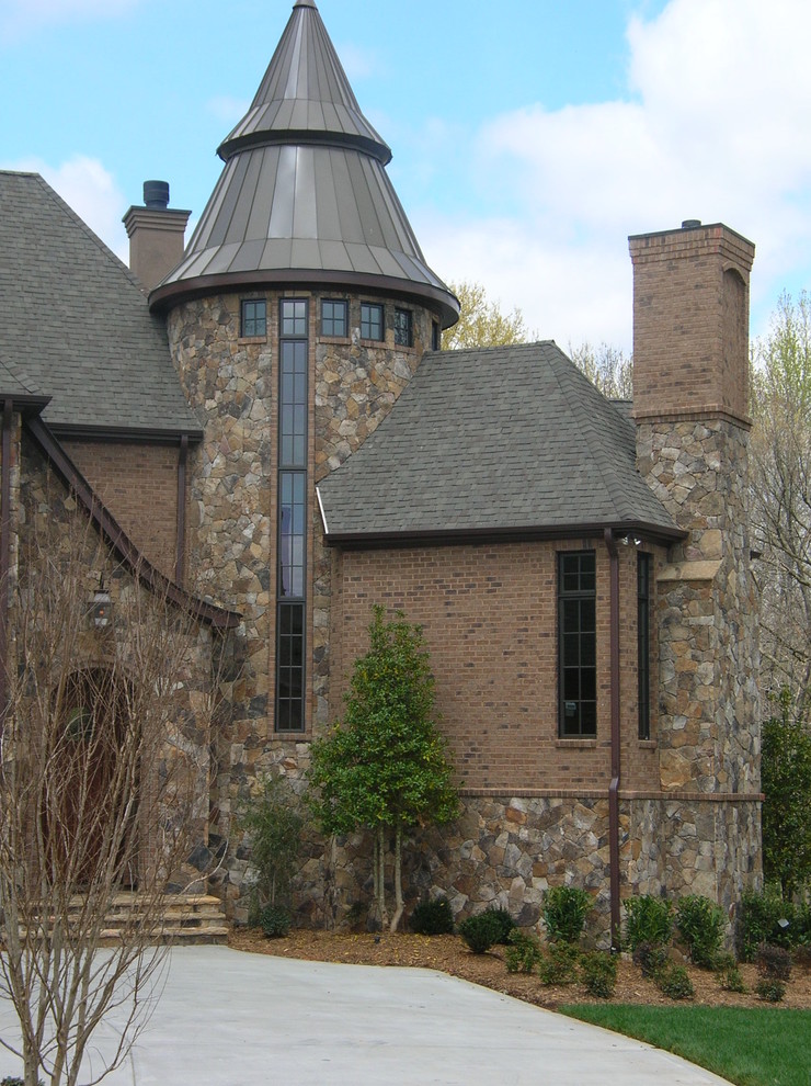 Architectural Stone Veneer - Midcentury - House Exterior - Charlotte ...