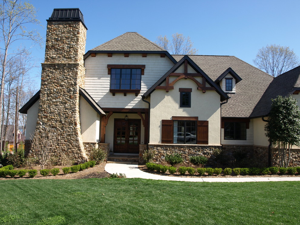 Modern Craftsman Stone Exterior