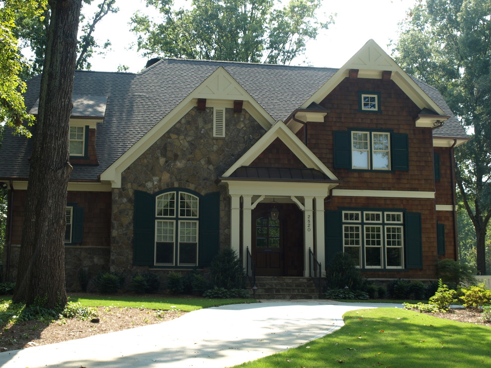 Modern Craftsman Stone Exterior