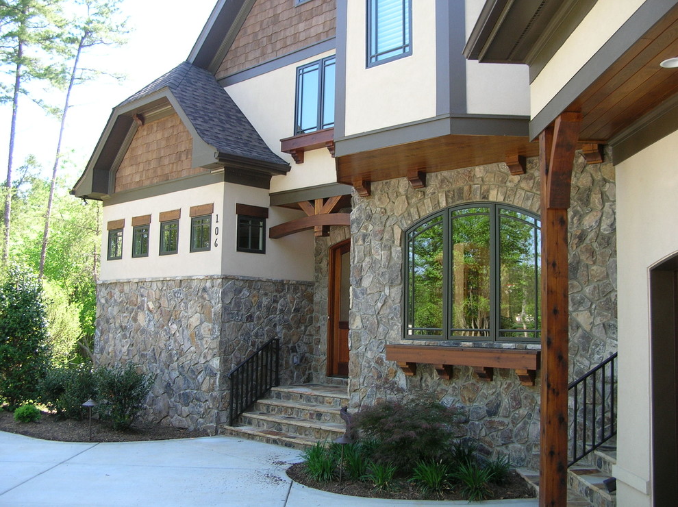 Architectural Stone Veneer - Traditional - House Exterior - Charlotte ...