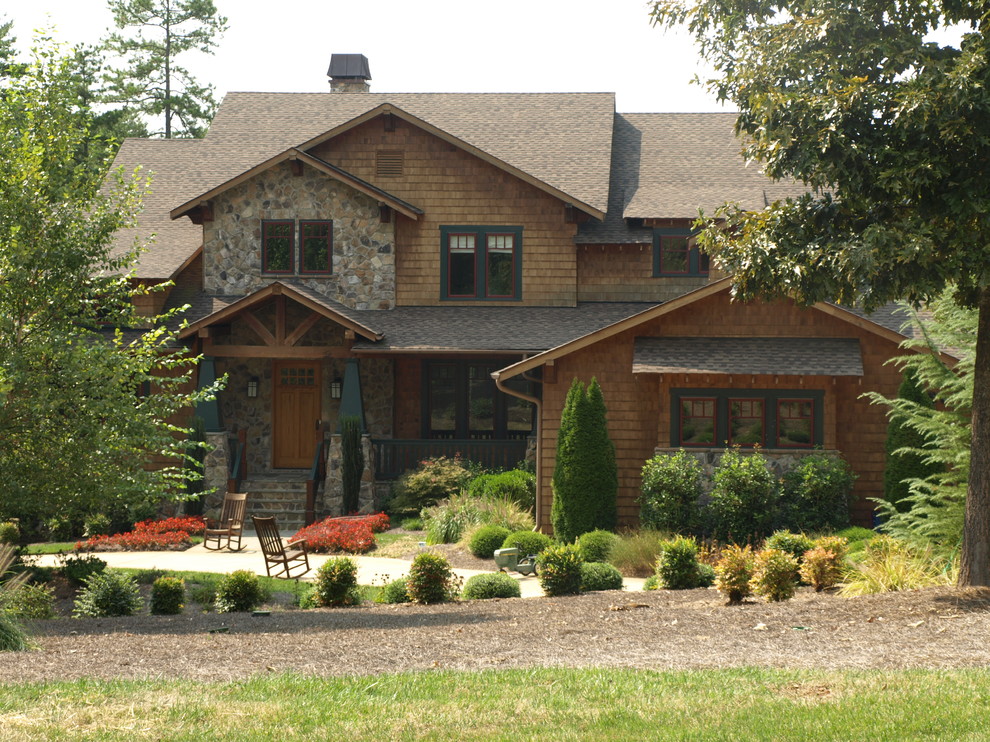 Modern Craftsman Stone Exterior