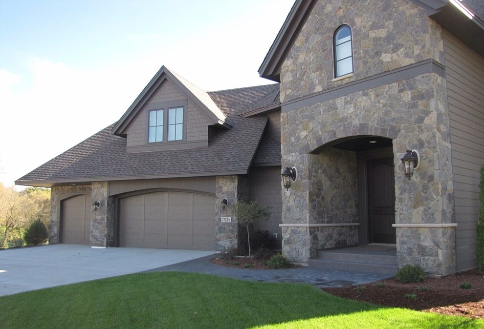 Arctic Natural Stone Veneer Exterior Wall - Traditional - Exterior ...