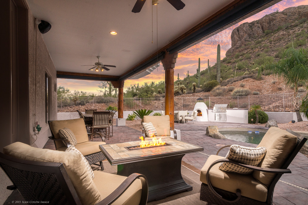 Arizona Homes At Twilight - Southwestern - Exterior - Phoenix - by Sean ...