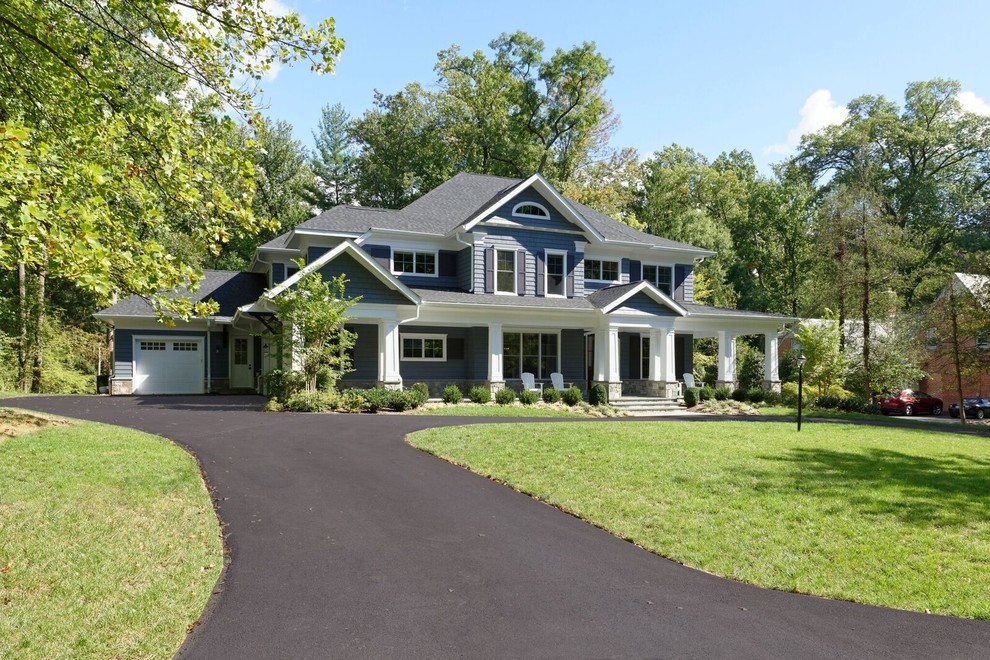 Arts and Crafts Custom Home With A Modern Flair by Meridian Homes ...