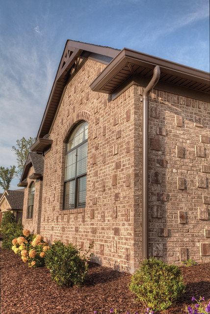 Ashbrook Park (Ashlar) Brick Home - Tennessee - Contemporary - Exterior ...