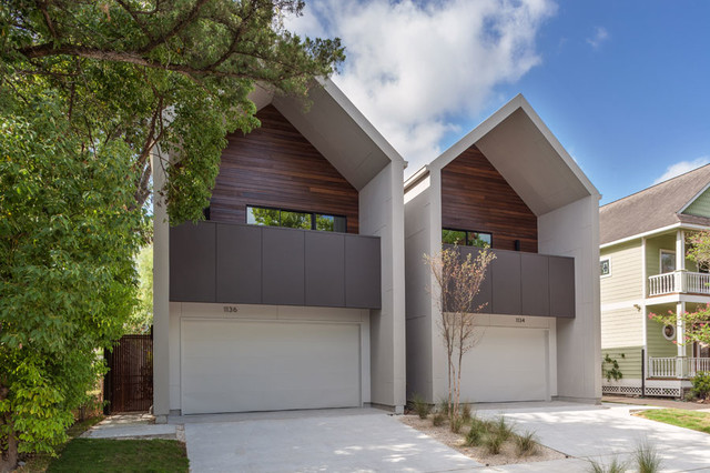 Aurora Duo - Modern - House Exterior - Houston - by StudioMET ...