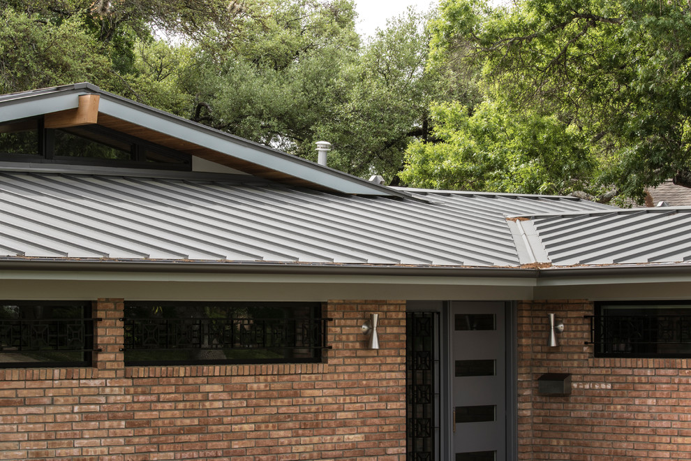 Austin, Texas Metal Roof Replacement - Contemporary - Exterior - Austin ...