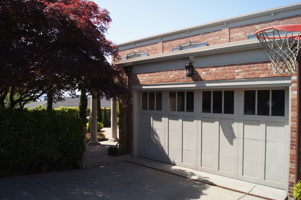 Auto Court - Traditional - Garage - Seattle - by David Olson Architect ...