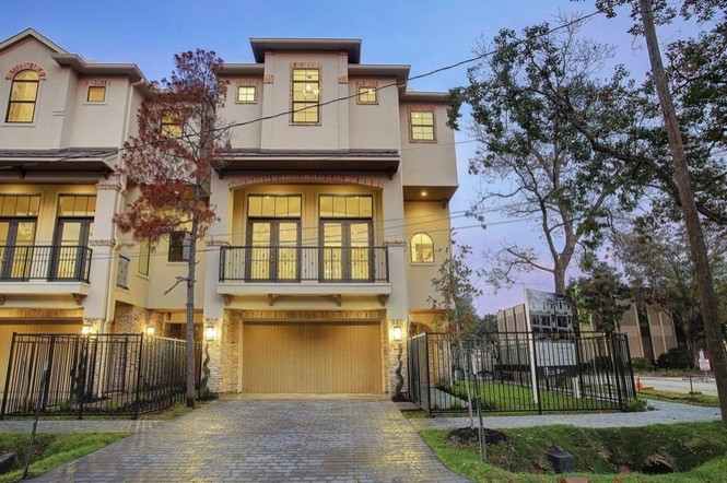 Ava Custom Homes - Rice Military - Traditional - Exterior - Houston ...