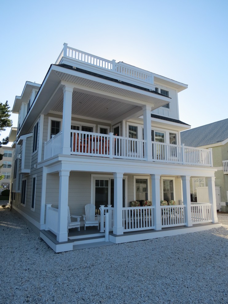 Avalon Cottage 7 - Beach Style - Exterior - Philadelphia - by Harbaugh ...