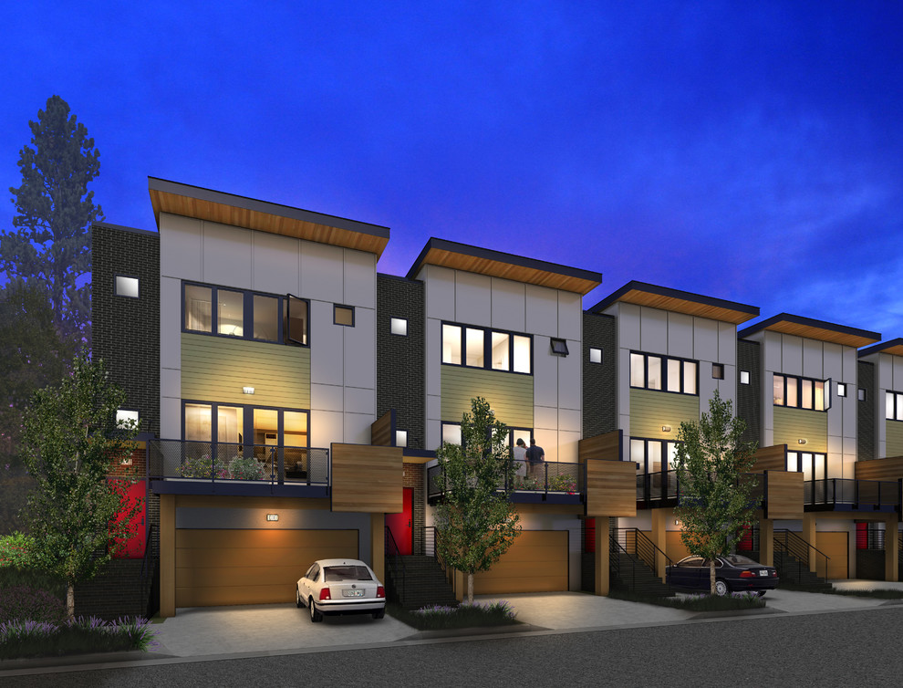 Axis Town Homes - Contemporary - Exterior - Atlanta - by TaC studios ...