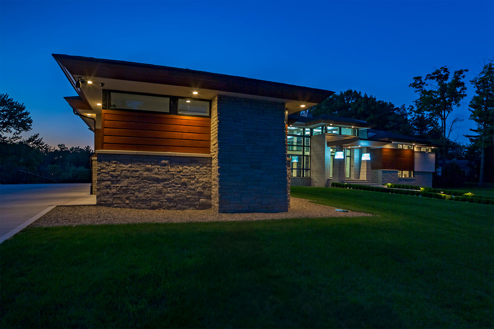 AZD Architects Orchard Lake Home - Contemporary - Exterior - Detroit ...