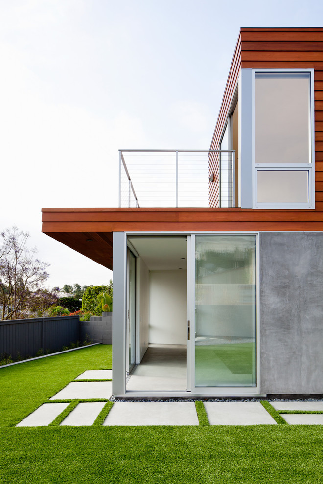 Back Wall - Modern - Exterior - Los Angeles - by Walker Workshop | Houzz