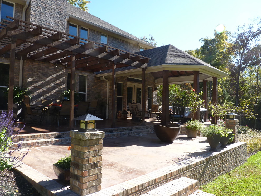 Backyard Patio Addition - Traditional - Exterior - Houston - by Curtis ...