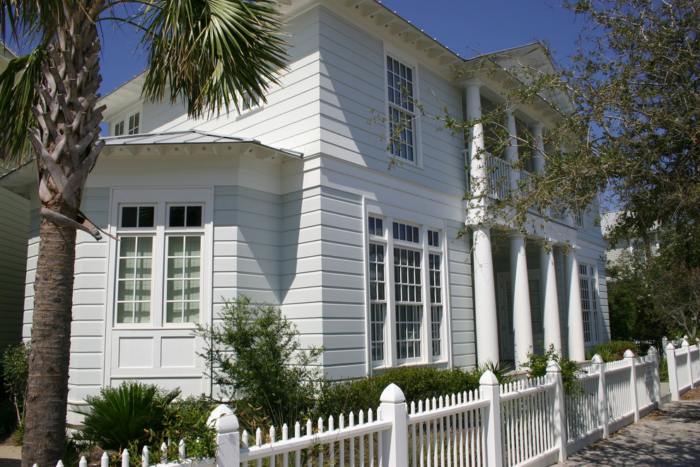 Baker House, Front Elevation - Clásico - Fachada - Miami - de Eric ...
