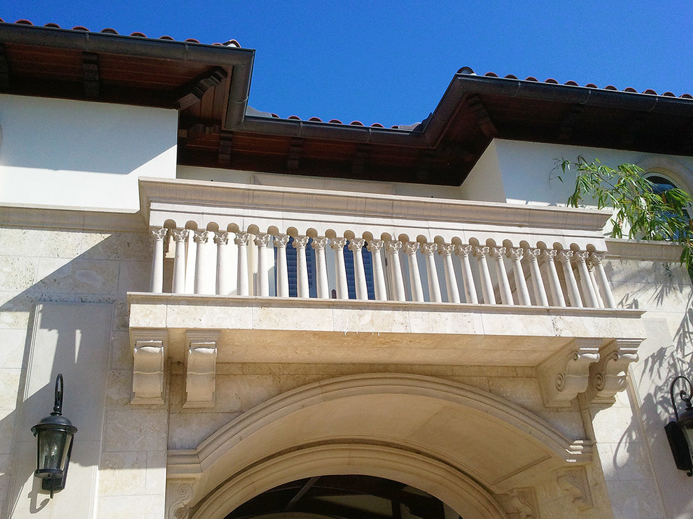 Balcony Detail - Mediterranean - Exterior - Miami - by Atlantic Stone ...