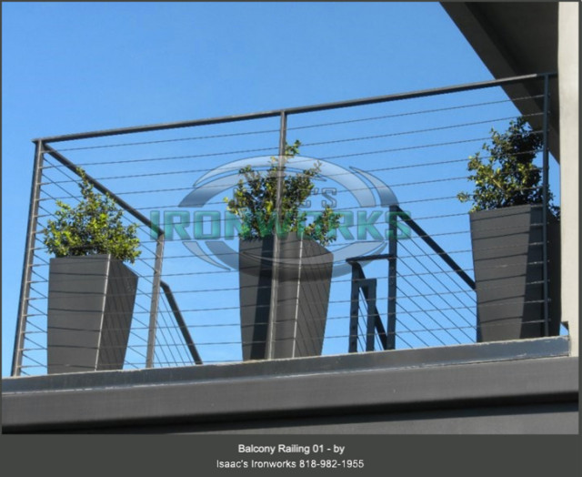 Balcony Railings (Juliet Balcony) Custom Made by Isaac's Ironworks ...