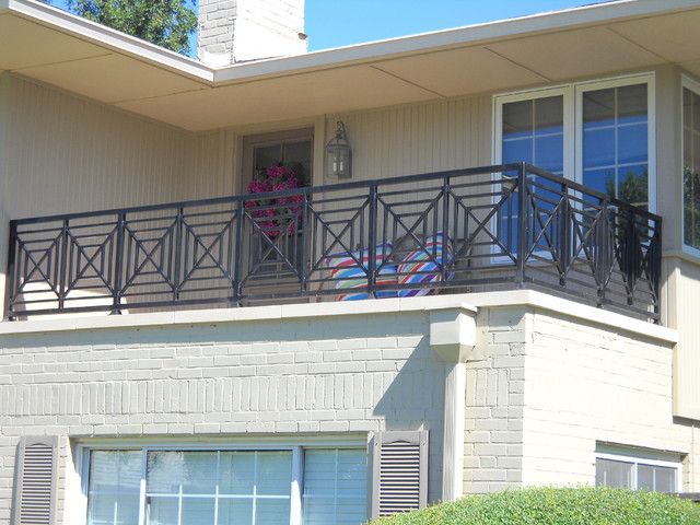 Balcony Railings - Rustic - House Exterior - Oklahoma City - by Old ...