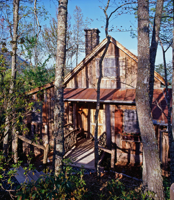 Rustic Exterior - Rústico - Fachada - Atlanta | Houzz