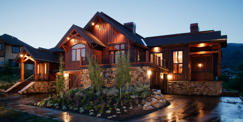 Banff Townhomes - Rustic - Exterior - Denver - by Brooks Design / Build ...