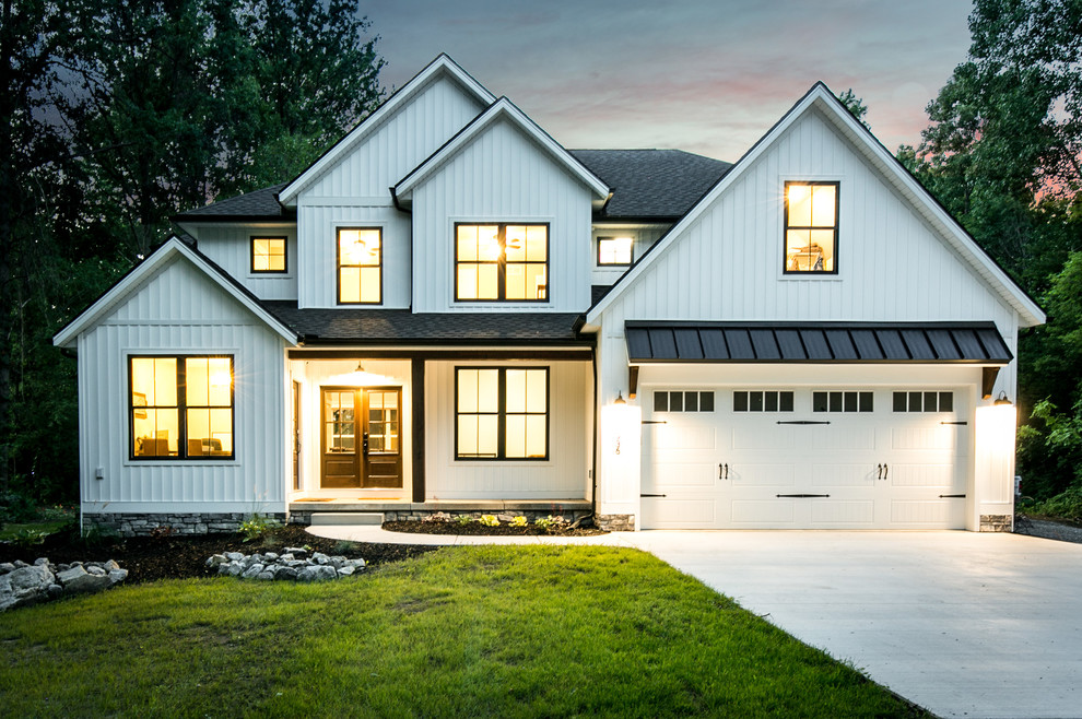 Bankowski Builder Homes - Farmhouse - Exterior - Detroit - by Bankowski ...