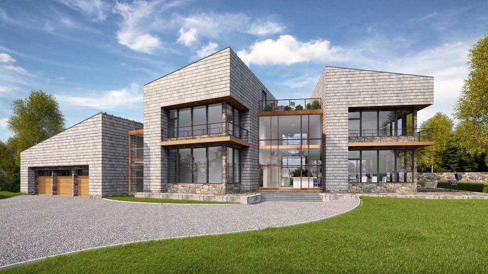 Bar Harbor Modern Maine Home - Modern - Exterior - Other - by Ervin ...