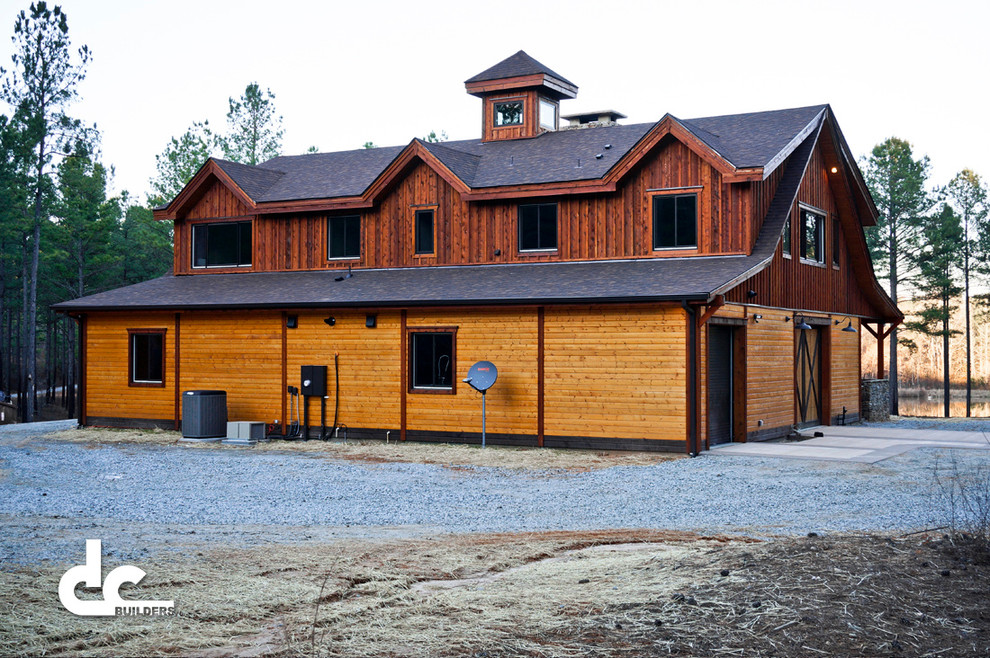 Barn Home With Nantucket Dormers - Rustic - Exterior - Atlanta - by DC ...