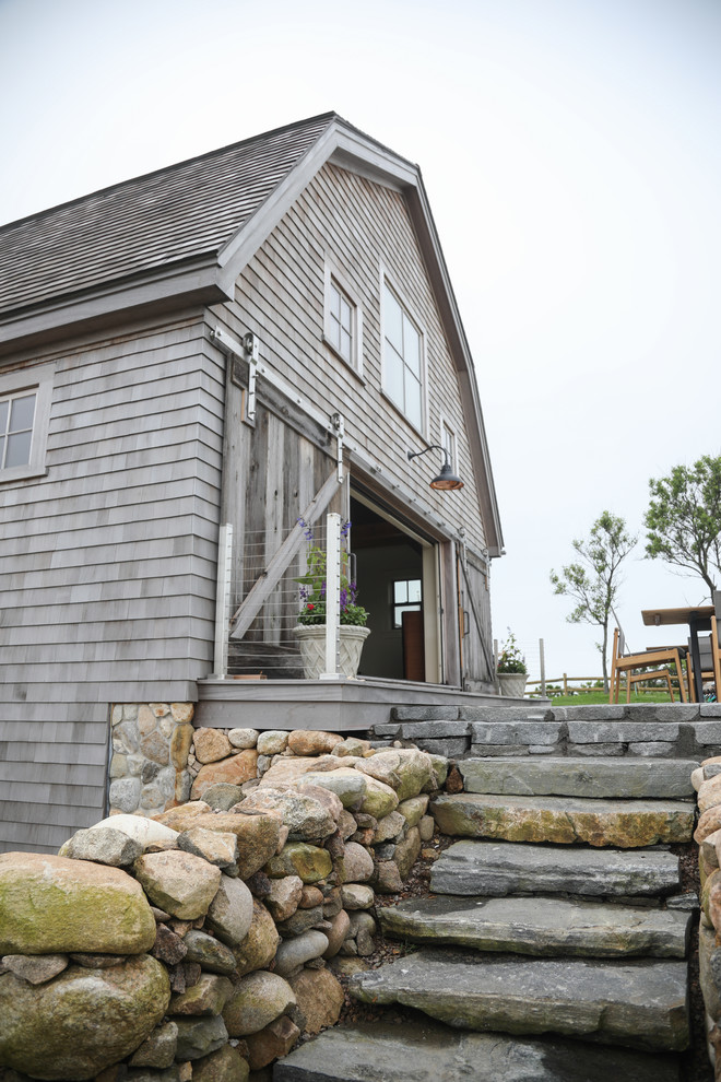 Barn House - Farmhouse - Exterior - Providence - by Maple Hill Design ...