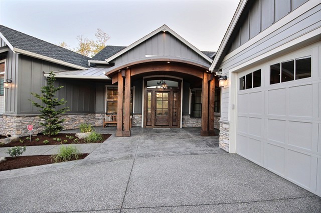 Barrel Vaulted Covered Timber-Framed Entry : The Cadence : 2018 Parade ...