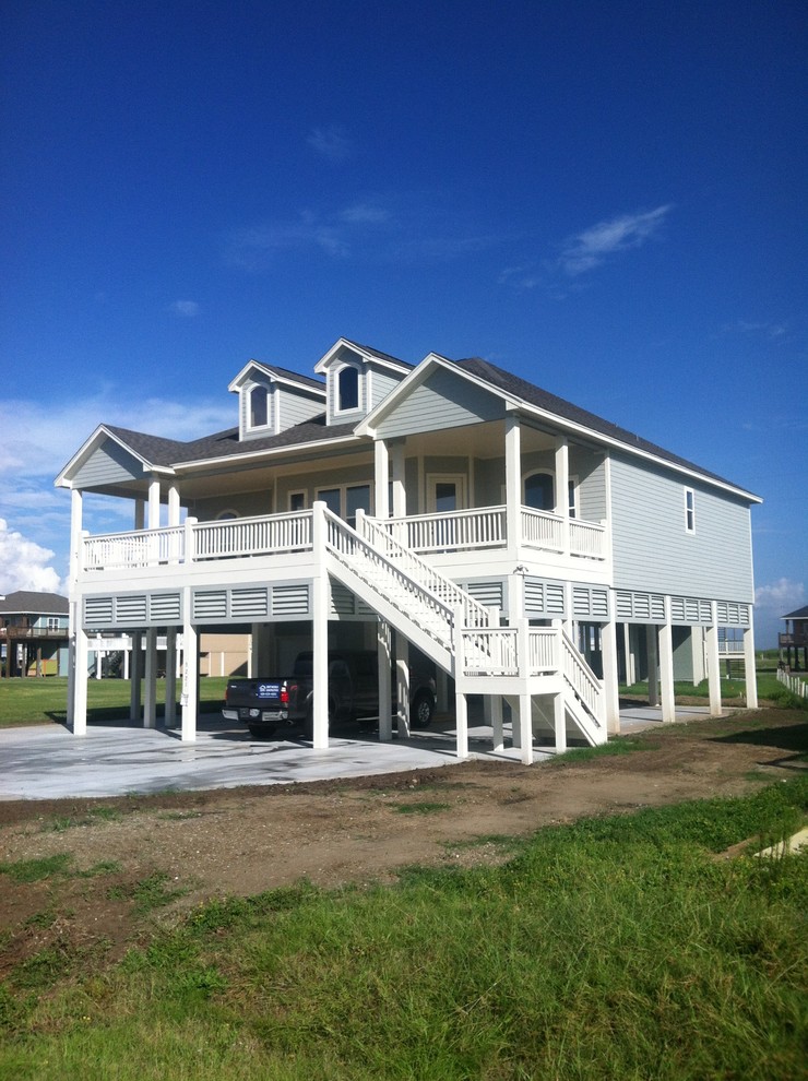 Bart Nichols Custom Homes - Coastal - House Exterior - Houston - by Bart Nichols Construction ...