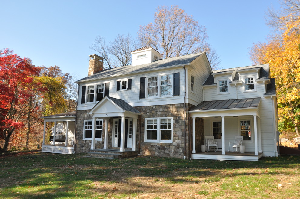 Basking Ridge Expanded Cape - Traditional - Exterior - New York - by ...