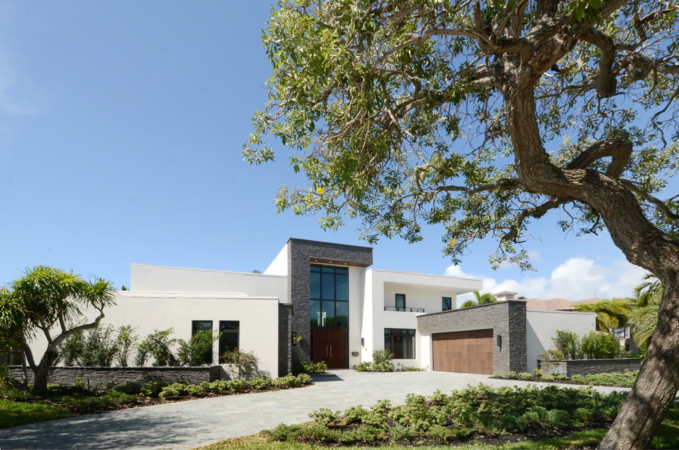 Bay Colony Modern - Contemporary - Exterior - Miami - by Waterbrook ...