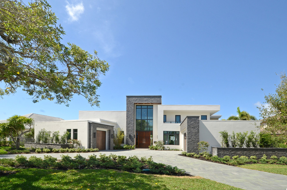 Bay Colony Modern - Contemporary - Exterior - Miami - by Waterbrook ...