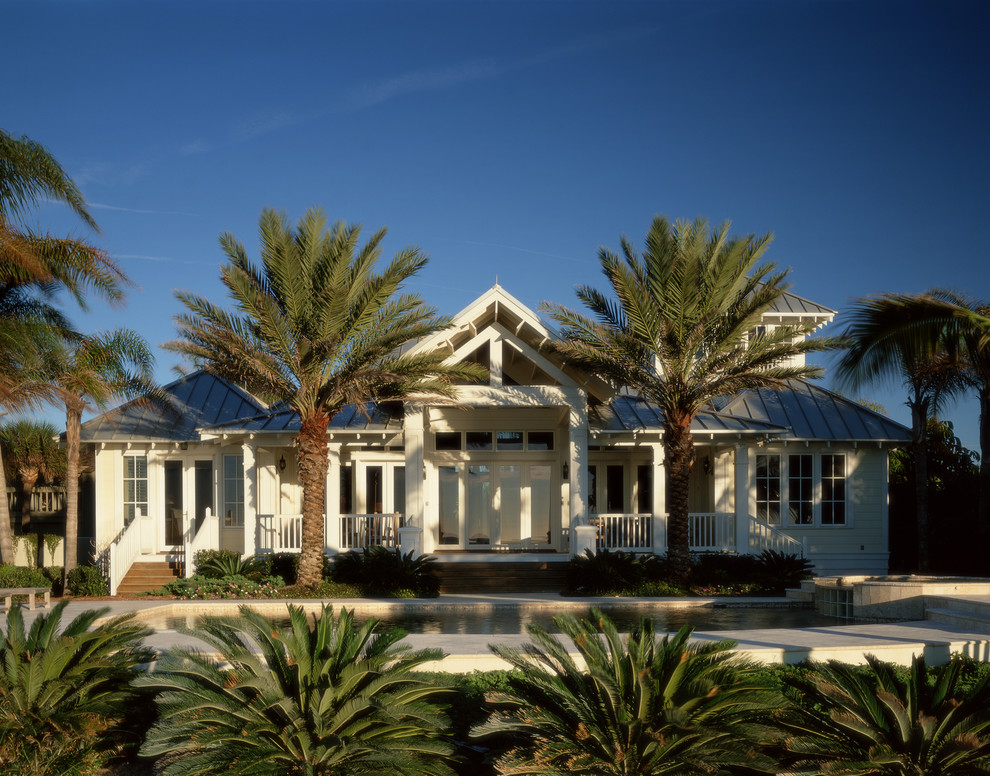 Beach Cottage - Tropical - Exterior - Tampa - by Cooper Johnson Smith ...