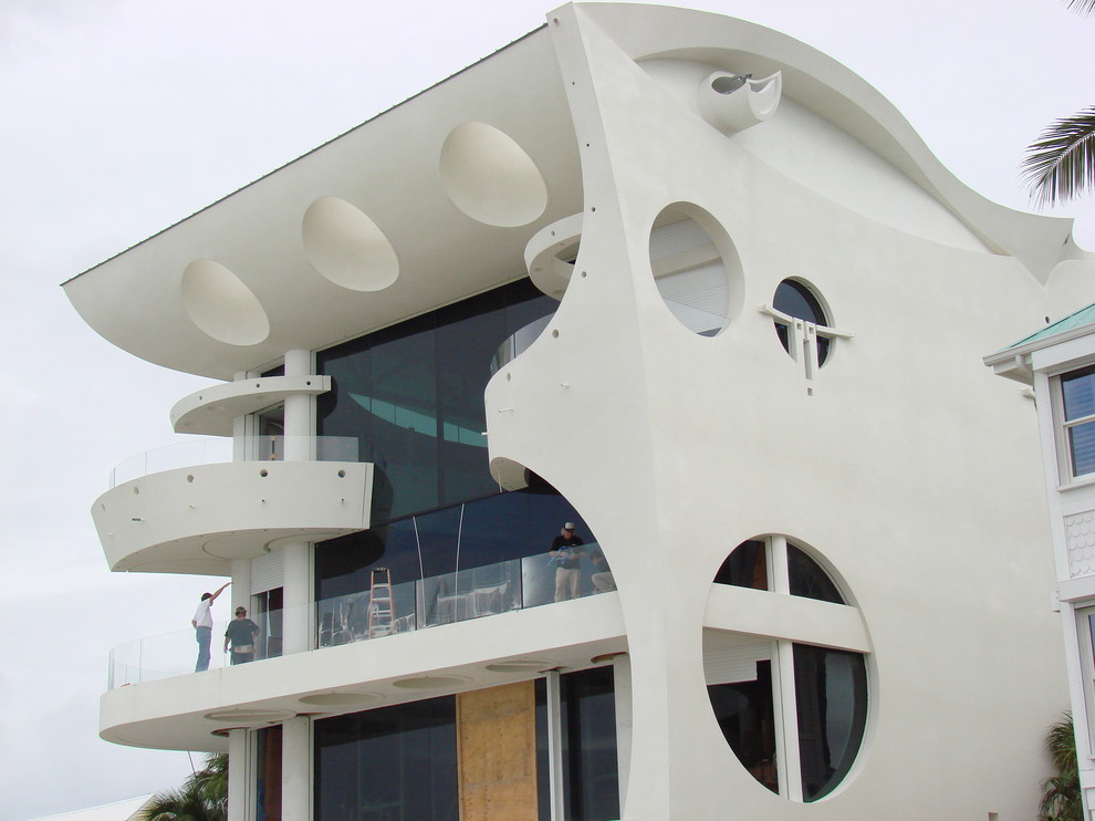 Beach Front Naples, FL custom residence - Contemporary - Exterior ...