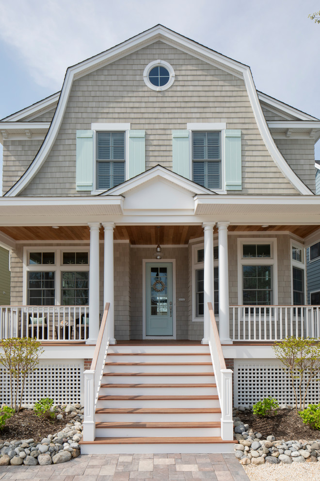 Beach Haven Coastal Cottage - Beach Style - Exterior - New York - by ...