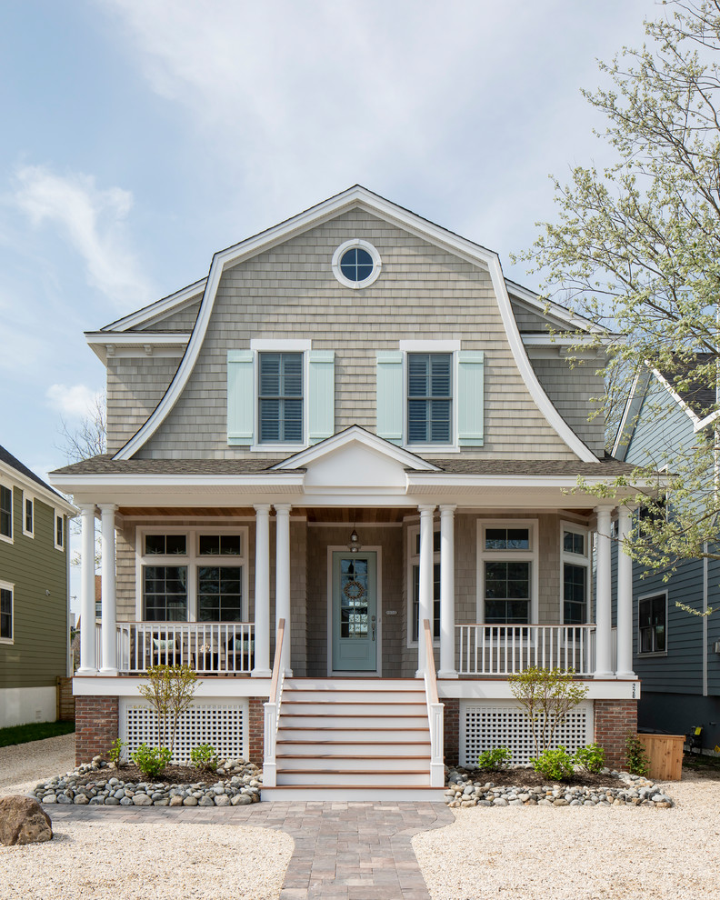 Beach Haven Coastal Cottage - Beach Style - Exterior - New York - by ...