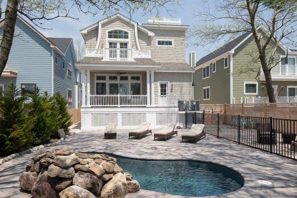 Beach Haven Coastal Cottage - Beach Style - Exterior - New York - by ...