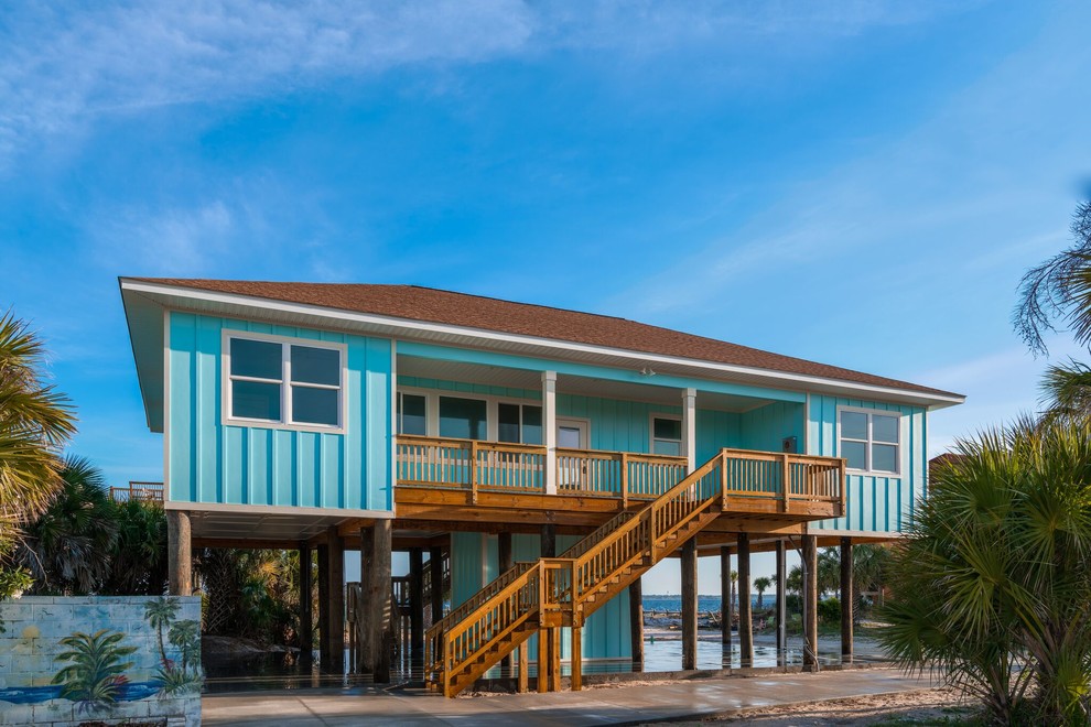 BEACH HOUSE - Beach Style - Exterior - Other - by Omega Construction ...