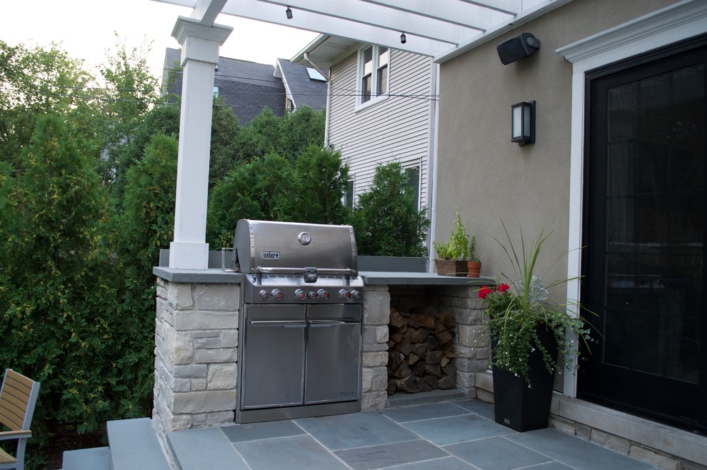Beautiful Bluestone Patio - Contemporary - Exterior - Chicago - by O ...