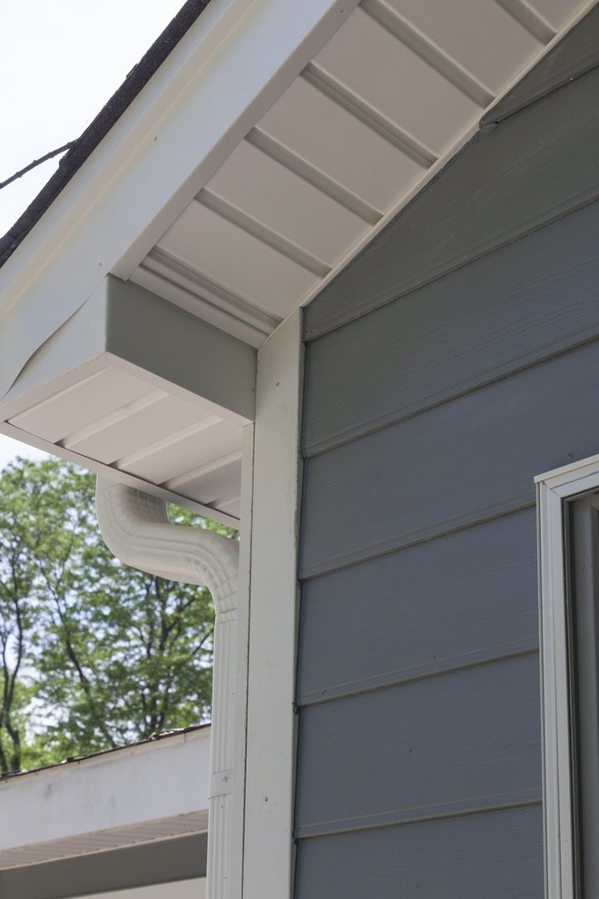 Beautiful Boothbay Blue James Hardie siding installed in Wheaton ...