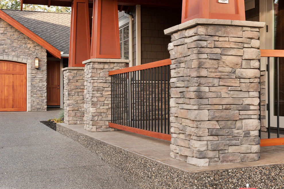 Beautiful Custom Home Featuring Cape Cod Uintah Ledgestone ...