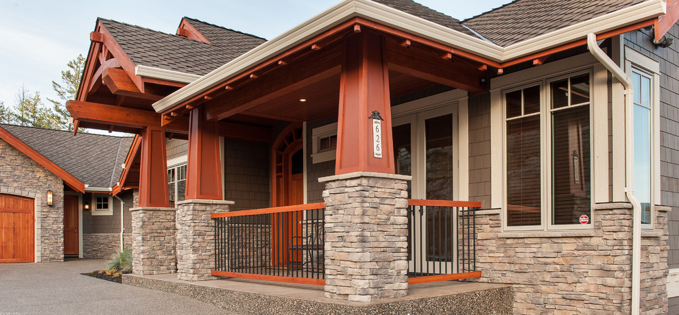 Beautiful Custom Home Featuring Cape Cod Uintah Ledgestone ...