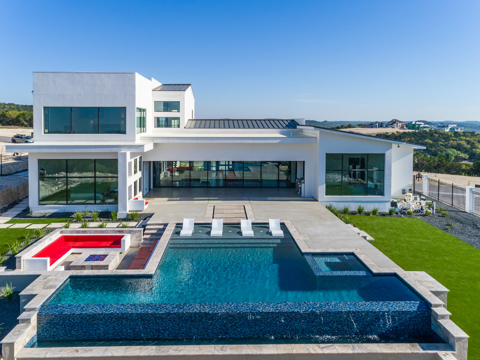 BECKER HOUSE - Modern - Exterior - Austin - by OSCAR E. FLORES DESIGN ...